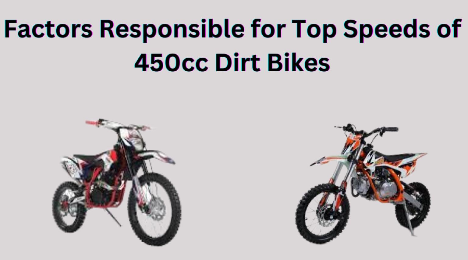 How Fast Can A 450cc Dirt Bike Go? Speed Analysis - Dirt Bike Moto